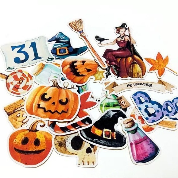 Office | Bewitched Poisonous Brews Fun Halloween Stickers 22 Unique ...